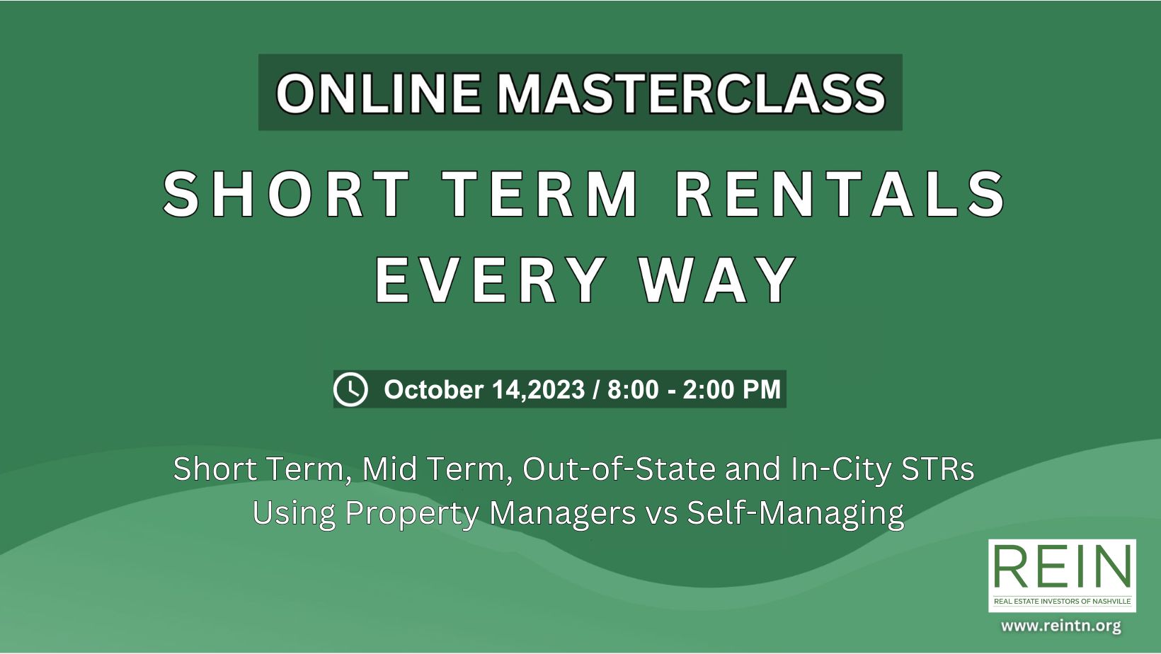 REIN – a Real Estate Investors Network | 615-885-5454 – Real Estate ...